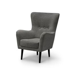 Tchibo - Sessel mit hoher R&uuml;ckenlehne - 78x94x99cm - anthrazit - Polyester / Acryl / Baumwolle