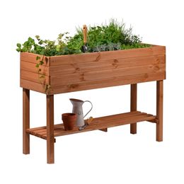 Tchibo - Hochbeet - 117x40x80cm - bernstein - Holz