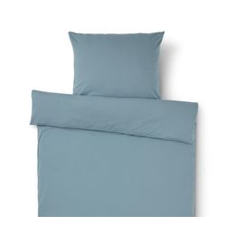 Tchibo - Jersey-Bettw&auml;sche - blau