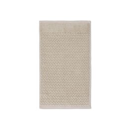 Vestio-Jacquard-G&auml;stehandtuch - beige