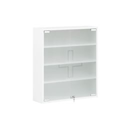 Tchibo - Medikamentenschrank &raquo;Wido&laquo; - 64x19,6x71cm - wei&szlig; - Glas / Holz / Acryl