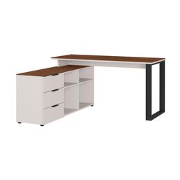 Tchibo - Winkelkombination &raquo;Ancona&laquo; - 145x146x74cm - schwarz - Holz / Metall