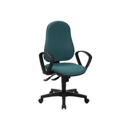 Topstar Stuhl &raquo;Support SY&laquo; - 60x80x38cm - petrol - Polyester / Kunststoff / Holz