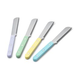 Tchibo - 4 Fr&uuml;hst&uuml;cksmesser - silber