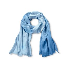 Tchibo - Webschal mit Ombr&eacute;-Effekt - blau