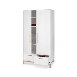 Tchibo - Kleiderschrank &raquo;Eklund&laquo; mit Schubladen - 100x60x190cm - braun - Holz / Metall / Eichenholz