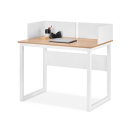 Tchibo - Sekret&auml;r mit seitlicher Umrandung - 100x60x93,5cm - braun - Holz / Buchenholz