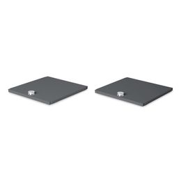 Tchibo - T&uuml;renerg&auml;nzungs-Set Metall &raquo;Cn3&laquo; - grau