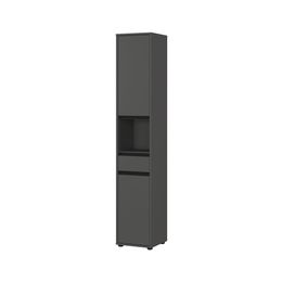 Tchibo - Hochschrank &raquo;Lemont&laquo; - 33x34x181cm - grau -