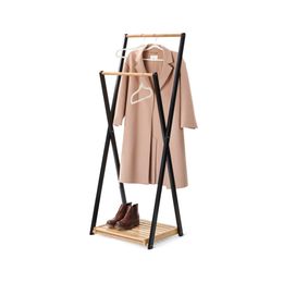 Tchibo - Kleiderst&auml;nder aus Massivholz - 60x45x158cm - schwarz - Holz