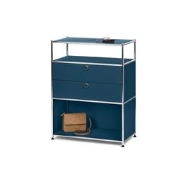 Tchibo - Kommode &raquo;Cn3&laquo; mit 2 Schubladen - 77x40x102cm - chrom -