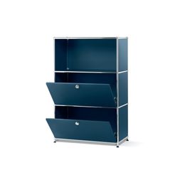 Tchibo - Kommode &raquo;Cn3&laquo; mit 2 Klappen - 77x40x120,5cm - chrom -