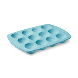 Tchibo - Faltbares Silikon-Muffinblech - blau