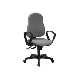 Topstar Stuhl &raquo;Support SY&laquo; - 60x80x38cm - hellgrau - Polyester / Kunststoff / Holz
