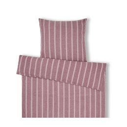 Tchibo - Flanell-Bettw&auml;sche - bordeaux