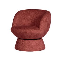 Tchibo - Woood Drehsessel &raquo;Shuffle&laquo; - 73x71x72cm - rot - Polyester