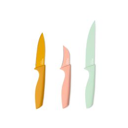 Tchibo - 3 K&uuml;chenmesser - mintgr&uuml;n