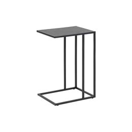 Tchibo - Beistelltisch in C-Form - 43x35x63cm - schwarz - Metall / Eschenholz