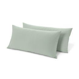 Tchibo - 2 Renforc&eacute;-Kopfkissenbez&uuml;ge - Mint