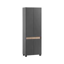 Tchibo - Schuhschrank &raquo;Cosmo&laquo; - 57x33x164,5cm - anthrazit - Holz / Metall / Kunststoff