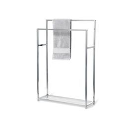 Tchibo - Handtuchhalter - 65x21x95,5cm - silber - Edelstahl / Silikon