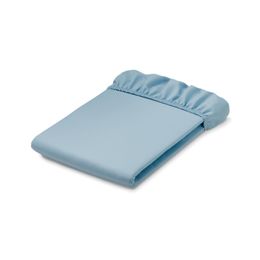Tchibo - Microfaser-Spannbettlaken - hellblau