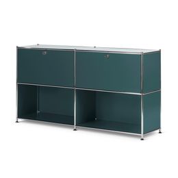 Tchibo - Sideboard &raquo;Cn3&laquo; mit versetzbaren Klappenf&auml;chern - 152x40x82,5cm - chrom -