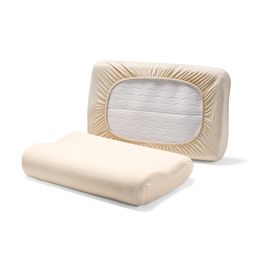 Tchibo - 2 Jersey-Kissen-Spannbez&uuml;ge - beige