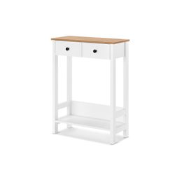 Tchibo - Konsole mit 2 Schubladen - 70x30x92cm - schwarz - Holz / Metall