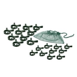Tchibo - 20 Pflanzenclips - dunkelgr&uuml;n
