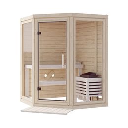 Karibu Sauna &raquo;Jona&laquo; - naturfarben