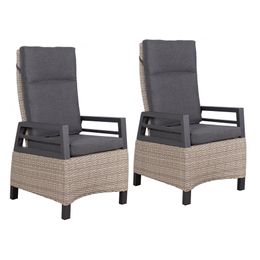 2 DeVries Sessel - 60x62x109cm - dunkelgrau -