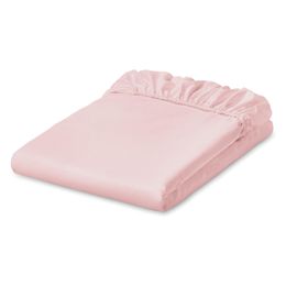 Tchibo - Jersey-Spannbettlaken - rosa