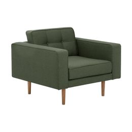 Tchibo - Sessel &raquo;Jules&laquo; - 93x86x78cm - gr&uuml;n - Polyester / Buchenholz / Holz