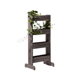 Tchibo - Vertikalbeet - 40x55x125cm - anthrazit - Holz