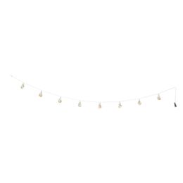 Tchibo - LED-Lichterkette mit Trockenblumen - creme