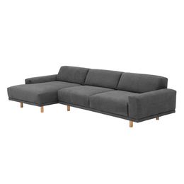 Tchibo - Ecksofa &raquo;Penelope&laquo; - 283x133x68cm - dunkelgrau - Eichenholz / Polyester / Polyamid