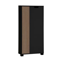 Tchibo - Kommode &raquo;Ryker&laquo; - 59,8x19,5x124cm - schwarz - Holz / Kunststoff / Metall