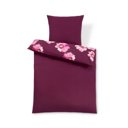 Tchibo - Premium-Baumwoll-Bettw&auml;sche - bordeaux