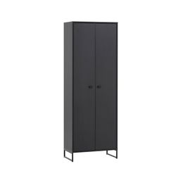 Tchibo - Schuhschrank &raquo;Janne&laquo; - 60x33x169,5cm - schwarz - Holz / Metall