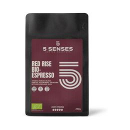 5 Senses - Red Rise Bio-Espresso - 250 g Ganze Bohne - Intensit&auml;t: 6/6