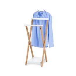 Tchibo - Stummer Diener - 38x39,5x111cm - braun - Eichenholz / Akazienholz / Holz