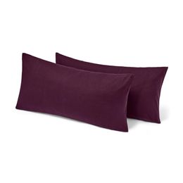 Tchibo - 2 Jersey-Kopfkissenbez&uuml;ge - lila