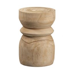 Tchibo - Woood Hocker &raquo;Bikkel&laquo; - 30x30x42cm - braun - Holz