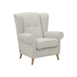 Tchibo - Ohrensessel &raquo;Anton&laquo; - 88x94x99cm - silber - Polyester / Polyamid / Buchenholz