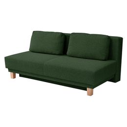 Tchibo - Schlafsofa &raquo;Nala&laquo; - 203x106x90cm - olivgr&uuml;n - Polyester / Holz / Vlies