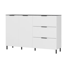Tchibo - Sideboard &raquo;California&laquo; - 151x40x98cm - schwarz - Holz / Metall