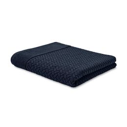 Vestio-Jacquard-Badetuch - dunkelblau
