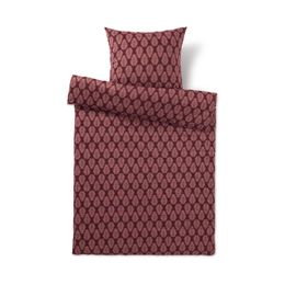 Tchibo - Winterjersey-Bettw&auml;sche - bordeaux