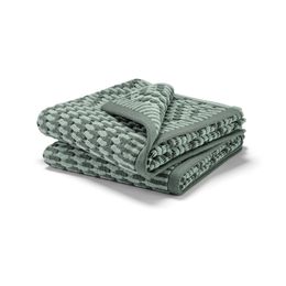 Tchibo - 2 Jacquard-Handt&uuml;cher - gr&uuml;n